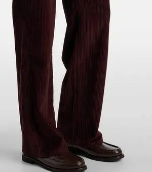 Brunello Cucinelli Corduroy Straight Pants - Brown