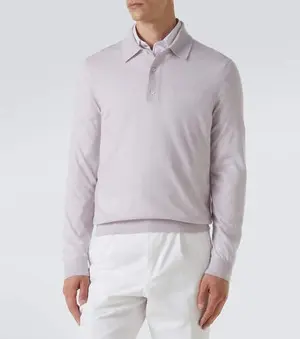 Dunhill Cashmere Polo Sweater