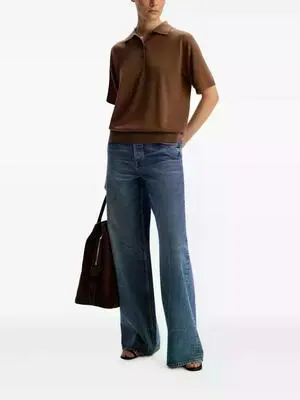 12 STOREEZ High-waist Cotton Jeans