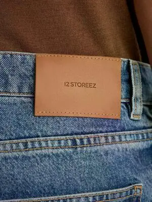 12 STOREEZ High-waist Cotton Jeans