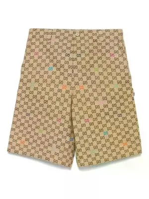 Gucci Monogram Logo Shorts