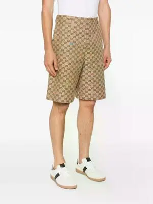 Gucci Monogram Logo Shorts