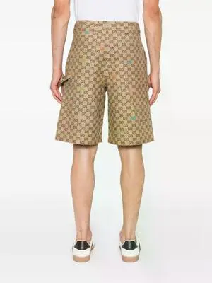 Gucci Monogram Logo Shorts