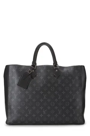 LOUIS VUITTON Monogram Eclipse Grand Sac - Black