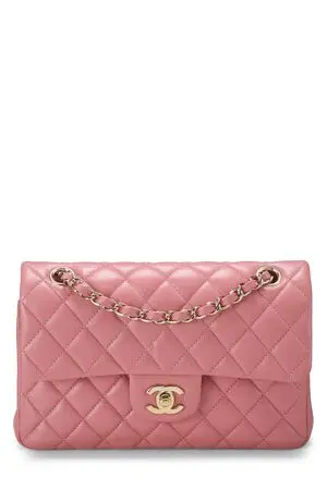 CHANEL Quilted Caviar Classic Double Flap Small