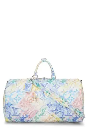 LOUIS VUITTON Monogram Pastel Crayon Keepall Bandouliere 50