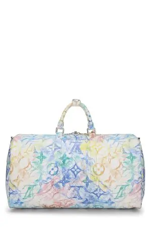 LOUIS VUITTON Monogram Pastel Crayon Keepall Bandouliere 50