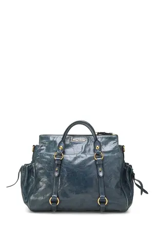 Miu Miu Calfskin Convertible Handbag