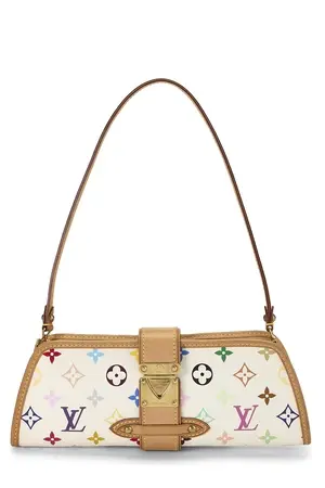 LOUIS VUITTON Takashi Murakami X Monogram Multicolore Shirley - White