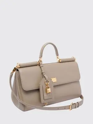 Dolce & Gabbana My Sicily Leather Handbag - Beige