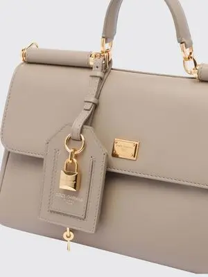 Dolce & Gabbana My Sicily Leather Handbag - Beige