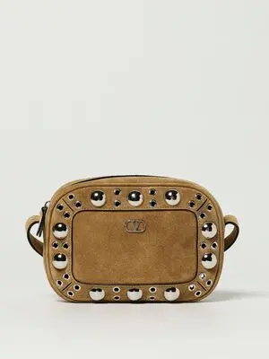 Valentino Garavani Studded Shoulder Bag - Beige