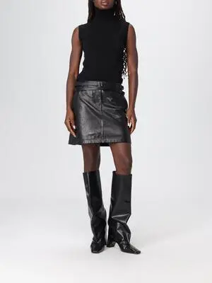 Sportmax Sleeveless High Neck Top - Black