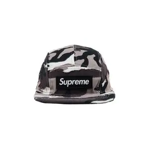 Supreme Layered Camo Camp Cap - White