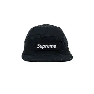 Supreme Layered Camo Camp Cap - Black