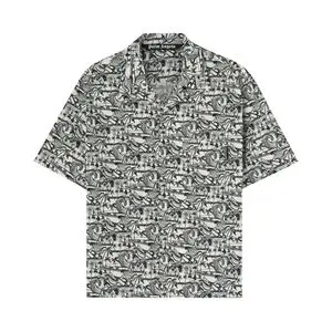 Palm Angels Waves Bowling Shirt