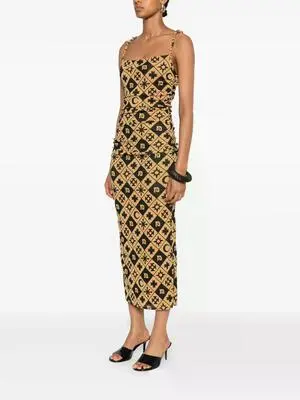 Nanushka Ruched Midi Dress