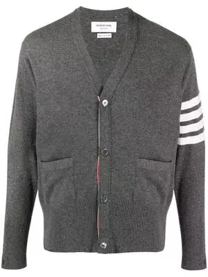 Thom Browne 4-bar Stripe Cashmere Cardigan