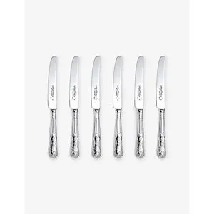ARTHUR PRICE Kings Set Of Six Silver-plated Stainless-steel Tea Knives - Silver Plated