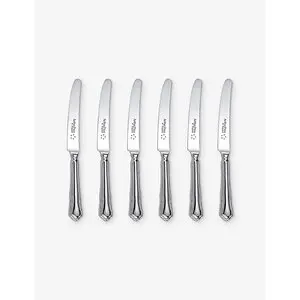 ARTHUR PRICE Dubarry Set Of Six Silver-plated Stainless-steel Tea Knives - Silver Plated