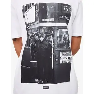OASIS Back Of The Bus Relaxed-fit Cotton T-shirt