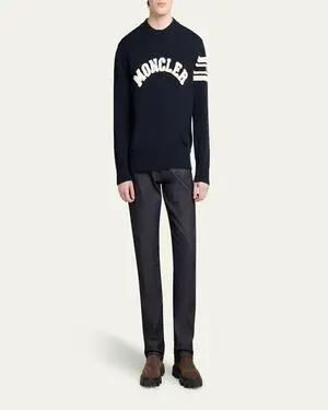 Moncler Knit Crewneck Sweater - Blue