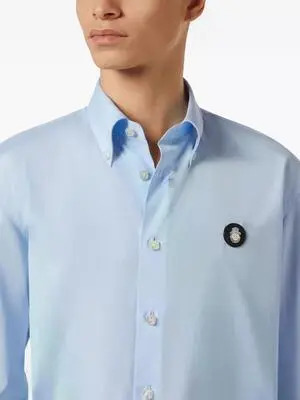 BILLIONAIRE Cotton-blend Shirt - Blue