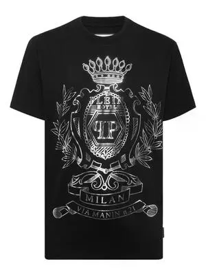 Philipp Plein Metallic T-shirts For Men