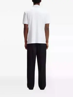 Hugo Zip-up Polo Shirt - White