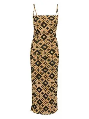 Nanushka Ruched Midi Dress
