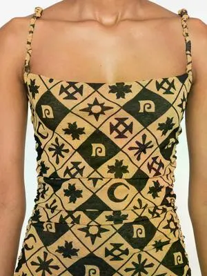 Nanushka Ruched Midi Dress