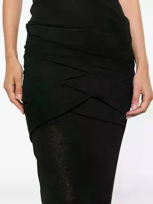 Nanushka Drape-detail Maxi Skirt - Green