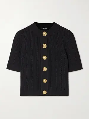 Women's Balmain Black Cardigans