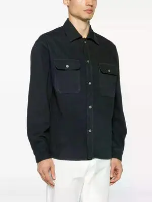 FRAME Long-sleeve Cotton Overshirt