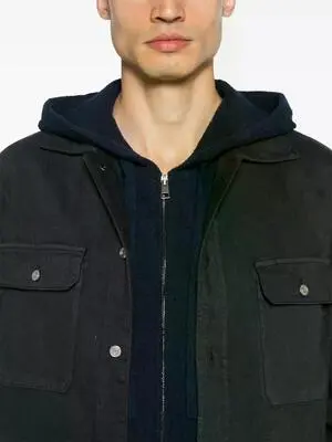 FRAME Long-sleeve Cotton Overshirt