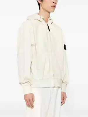 Stone Island Cotton Hoodie - Neutrals