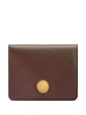 Ami Carrousel Leather Wallet - Brown