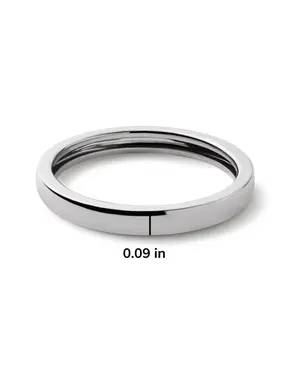 ANA LUISA Slim Eclipse Ring - Silver