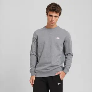 PUMA Wardrobe Essentials Suede Crew Neck Sweatshirt - Gray
