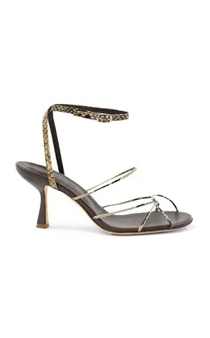 Christopher Esber Blaze Contrast-trim Leather Sandals
