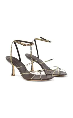 Christopher Esber Blaze Contrast-trim Leather Sandals