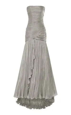 MARMAR HALIM Strapless Gathered Gown