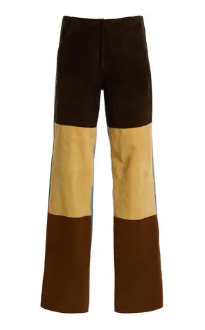 Christopher Esber Spliced Low-rise Straight-leg Jeans - Multi