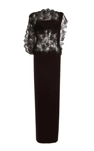 Christopher Esber Mahara Floating Lace Maxi Dress