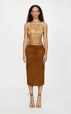 Christopher Esber Aluna Draped Lace Top