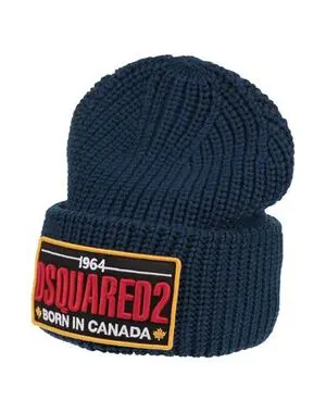 Dsquared2 Wool Beanie - Blue
