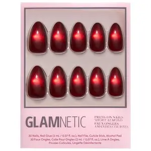 GLAMNETIC Glamnetic Premium Press-on Nail Kit Frosted Cranberry
