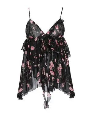 ANIYE BY Ruched Floral-print Top