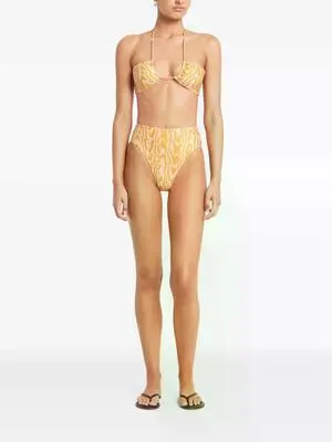 Faithfull The Brand Abstract-print Bikini