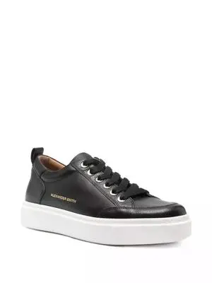 ALEXANDER SMITH Bond Leather Sneakers - Black